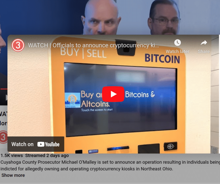 Bitcoin Kiosks aka Cryptocurrency Kiosks Ohio